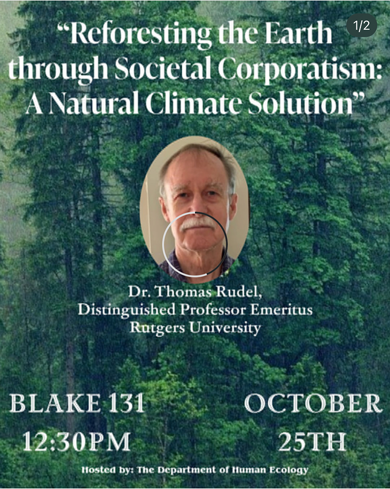 Reforesting the Earth through Social Corporatism: A Natural Climate ...