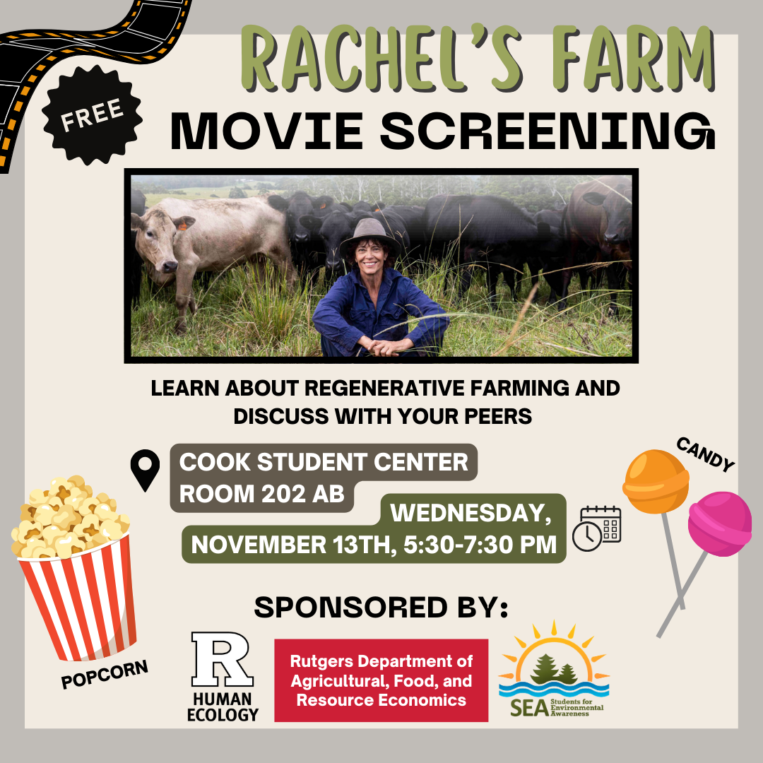 Movie Night- Rachel’s Farm – Department of Human Ecology